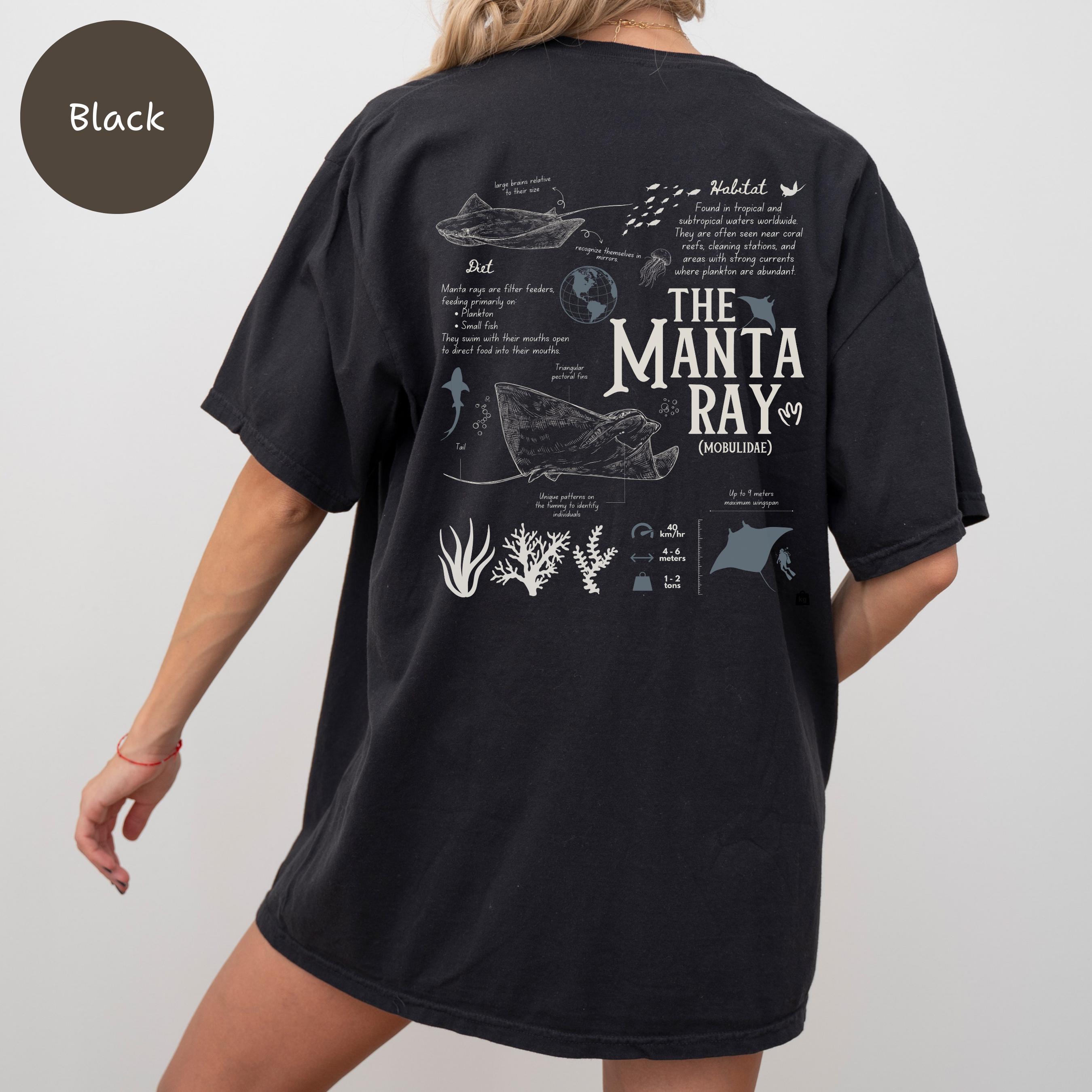 Comfort Colors Manta Ray T-shirt, Manta Ray Shirt, Vintage Manta Ray ...