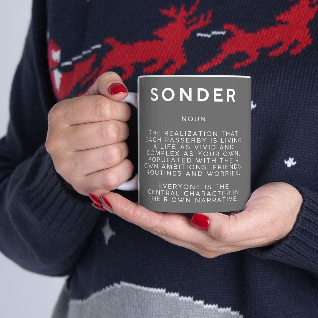 Sonder Definition, Coffee Lover Gift, Motivation Gift, Mindset Gift ...