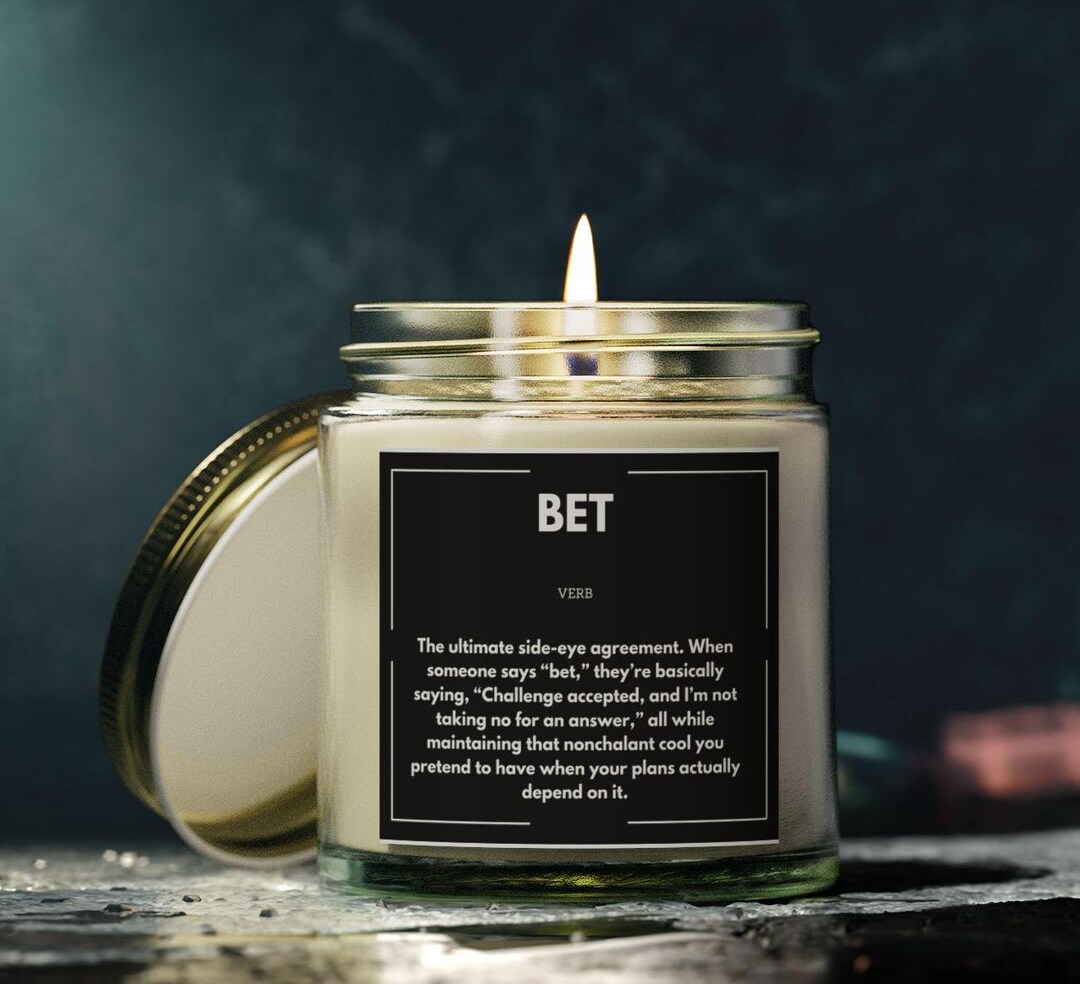 Bet Definition Candle Slang Candles Gifts for Bestie Best Friend Gift ...