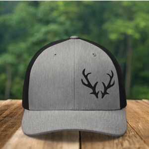 Embroidered Elk Horns Hat, Elk Hunting Hats, Elk Hunting Dad Hat, Elk ...