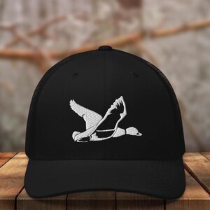 Embroidered Duck Hunting Hat, Duck Hunting Gift, Duck Hunting Trucker ...