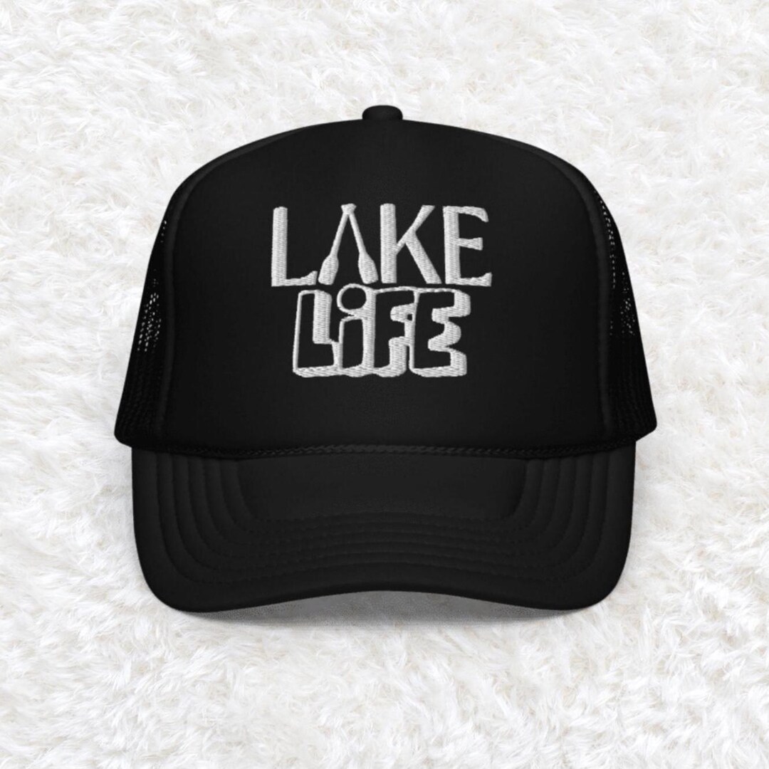 Lake Life Trucker Hat, Lake Life Hat, Lake Dad Hat, Trendy Summer Hat ...