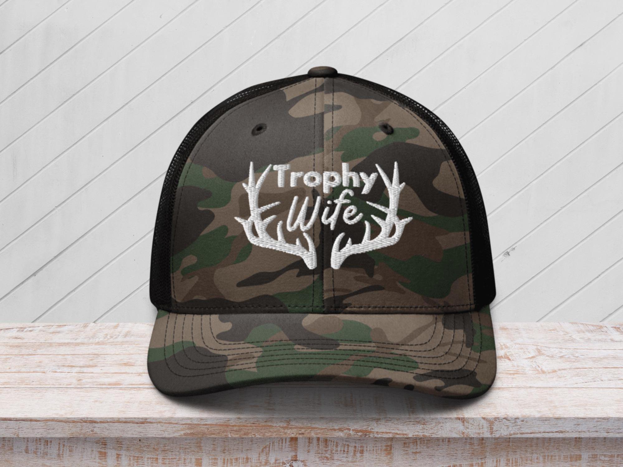 Embroidered Trophy Wife Hat, Trophy Wife Gift, Hunting Gift for Her ...