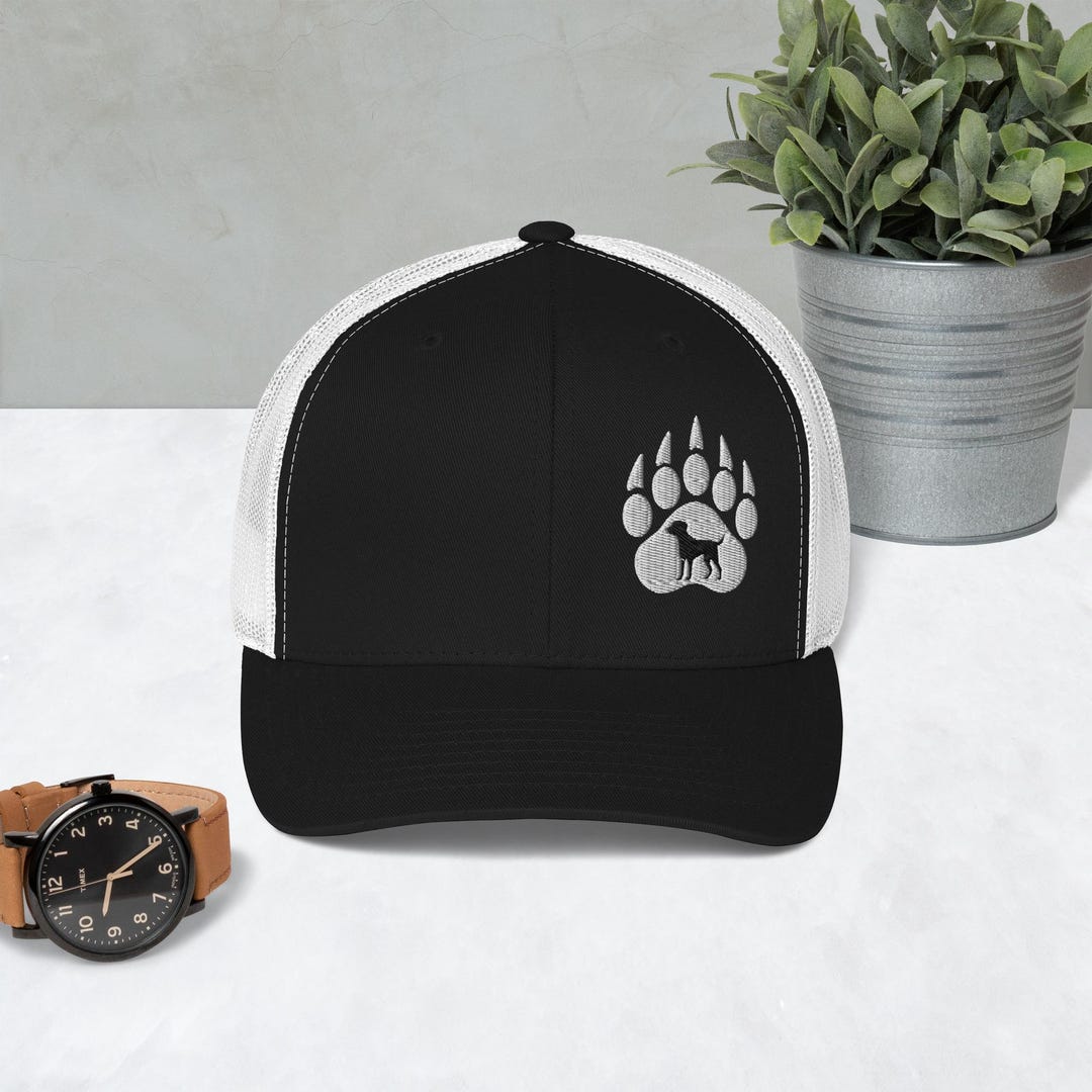 Embroidered Bear Paw Hunting Hat, Hound Dog Hat, Hunting Hat for Him ...