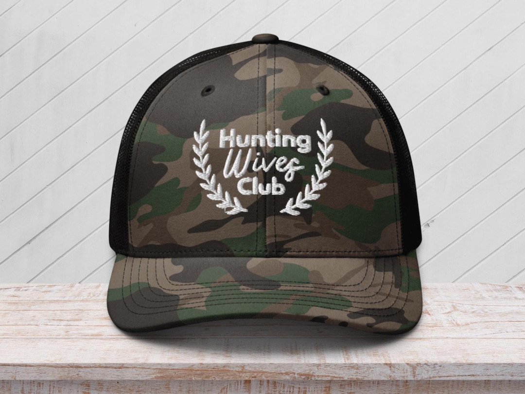 Embroidered Hunting Wives Club Hat, Female Hunter Gift, Hunting Wives ...