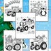 Christmas Coloring Pages Tractors Coloring Pages Christmas Activity ...