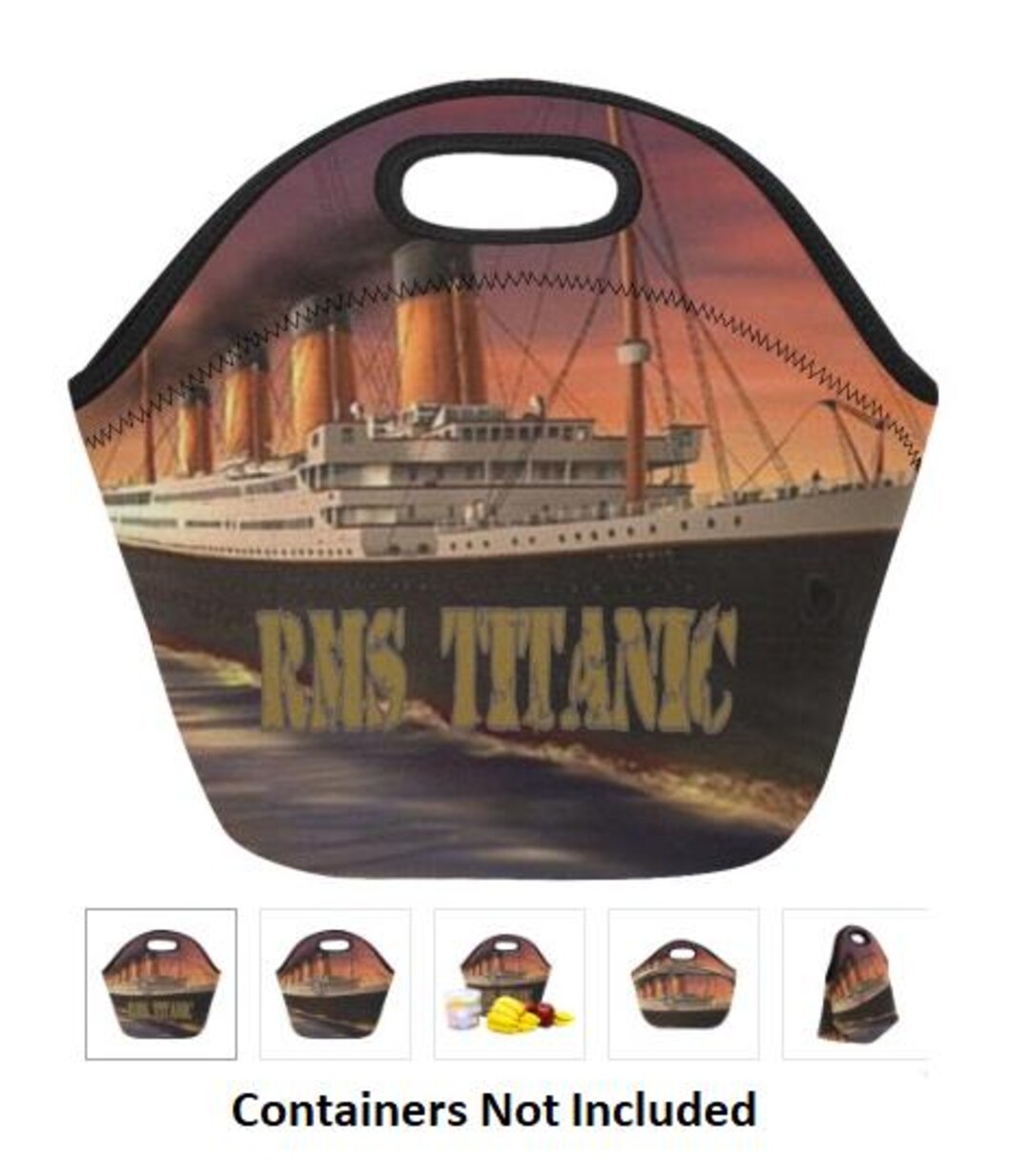 RMS Titanic Print Neoprene Lunch Bag - Etsy
