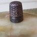 Silver and Steel Thimble 'dorcas' by Charles Horner-late 1800s Size 8 ...