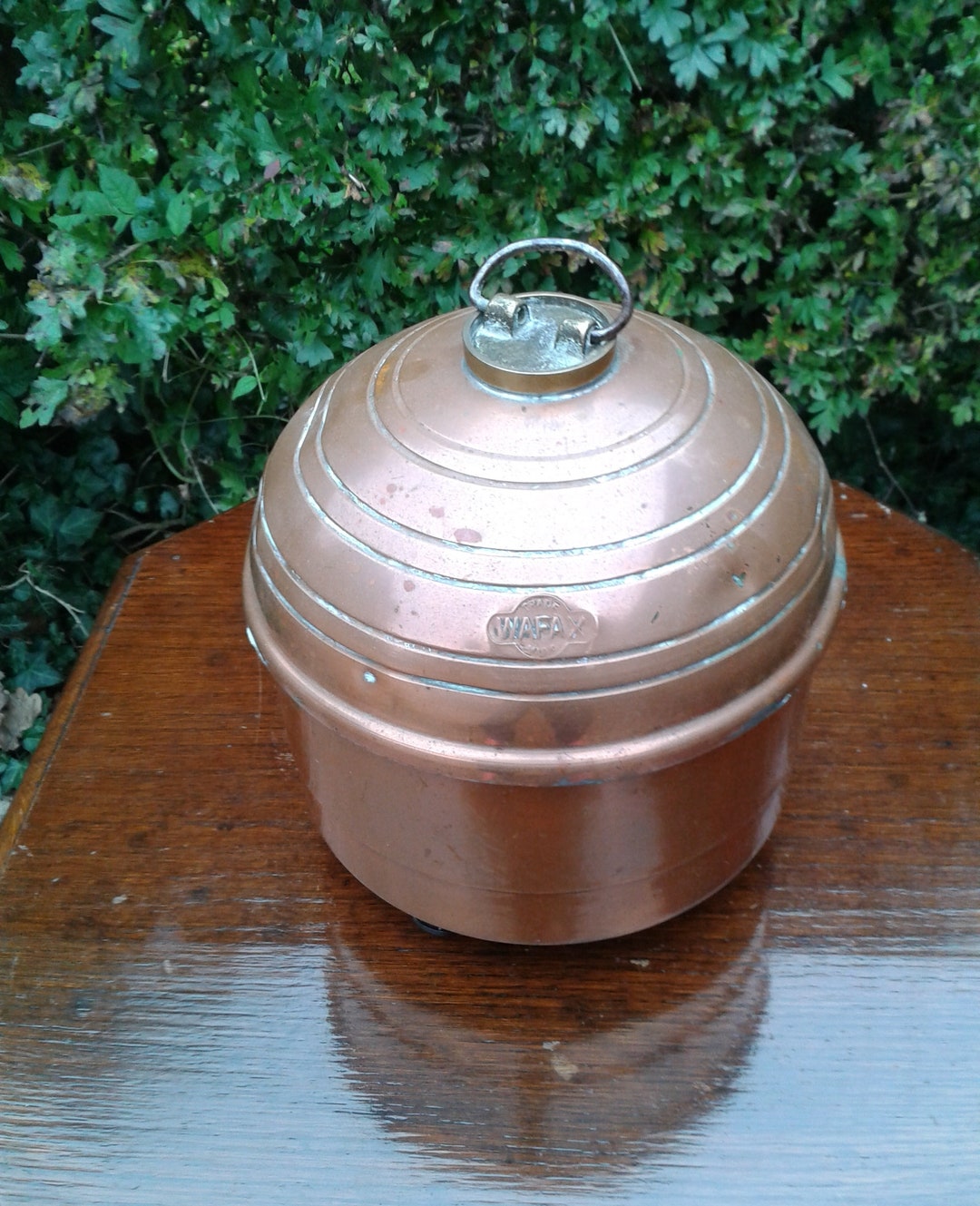 Antique Copper - Pudding Tin - Etsy