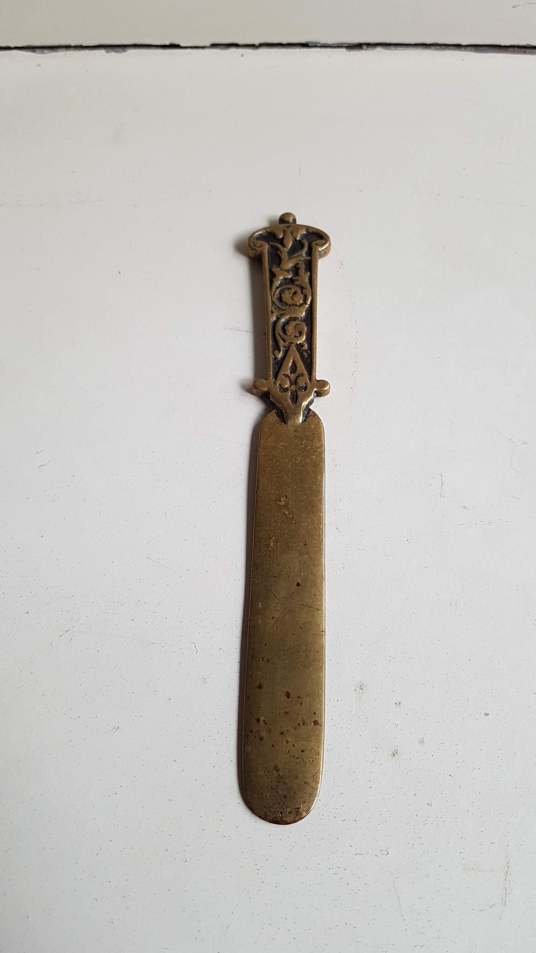 Letter Opener-vintage Ornate Brass Letter Opener - Etsy