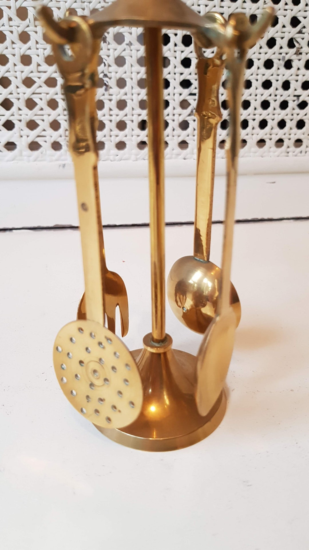Vintage Miniature Brass Kitchen Utensils - Etsy