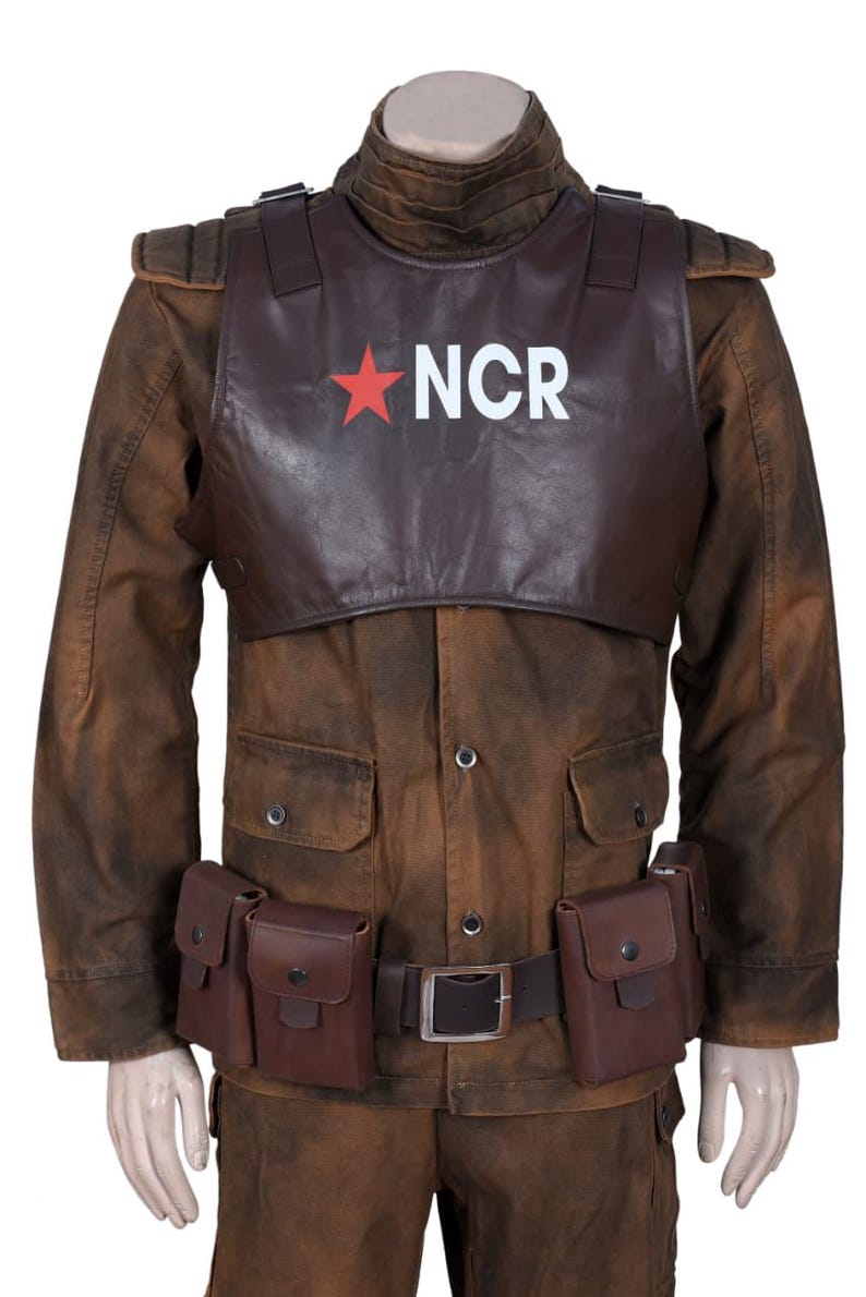 Inspired by Fallout NCR Ranger Outfit Post Apocalyptic Cosplay Costume ...