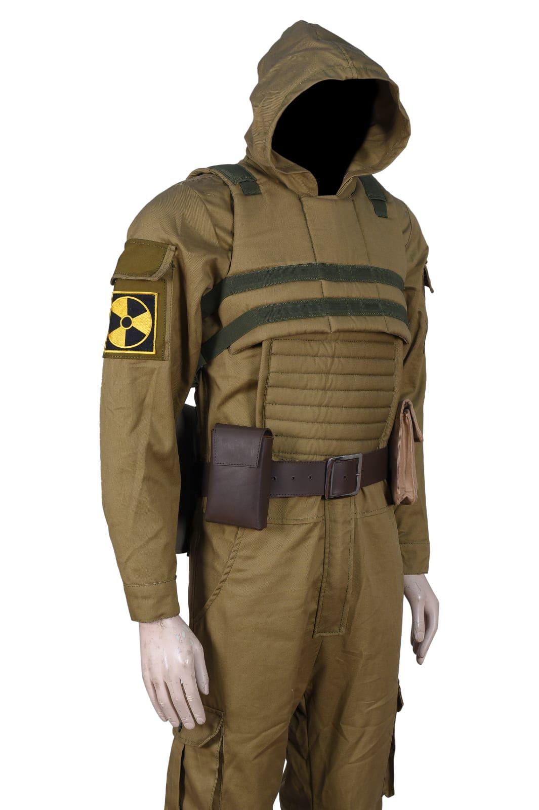 Zone Stalker Tactical Jumpsuit– Combat Canvas Suit With Leather Gear - Etsy