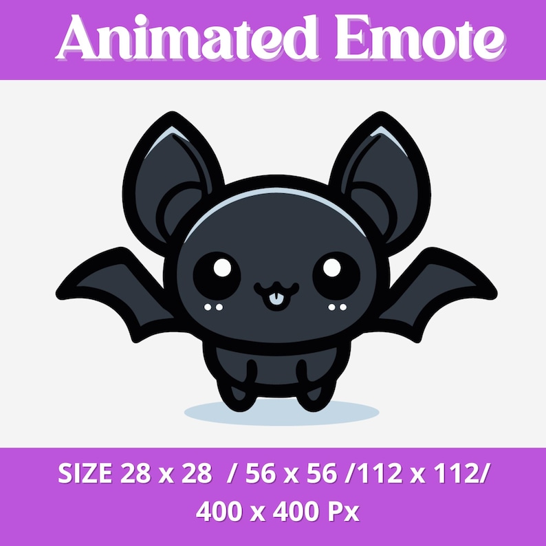 Animated Vampire Emote for Twitch & Discord Cute Fun Festive Holiday ...
