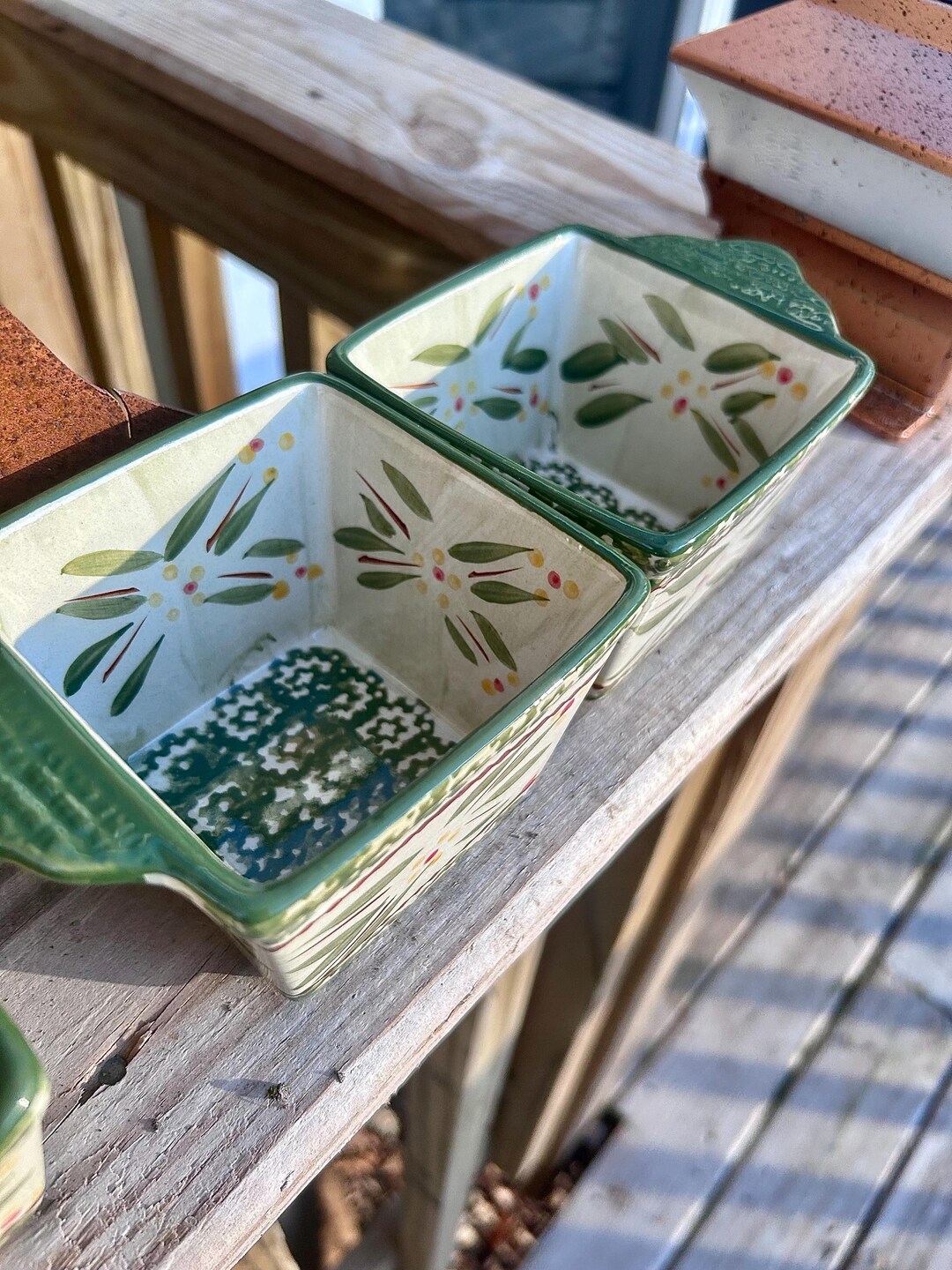 Bakeware-sold as Set of 4. Temptations by Tara. Retired. No Lids. Hand ...