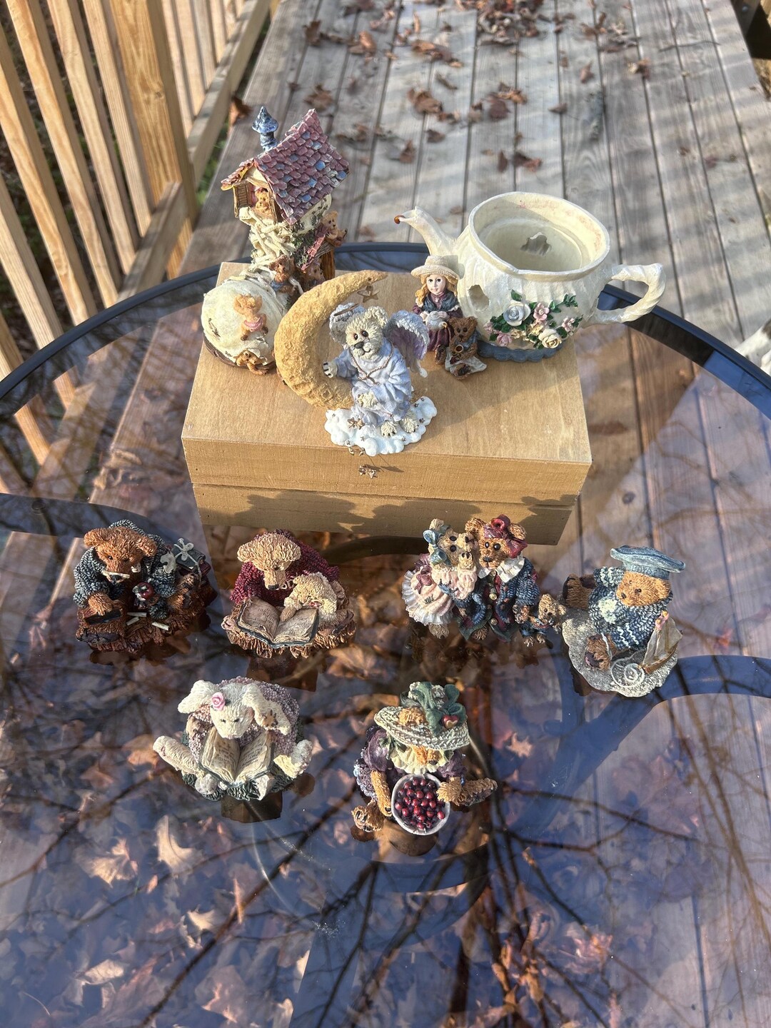 Boyds Bears 9 Pieces Sold as Set. Figurines Collection. See Photos for ...