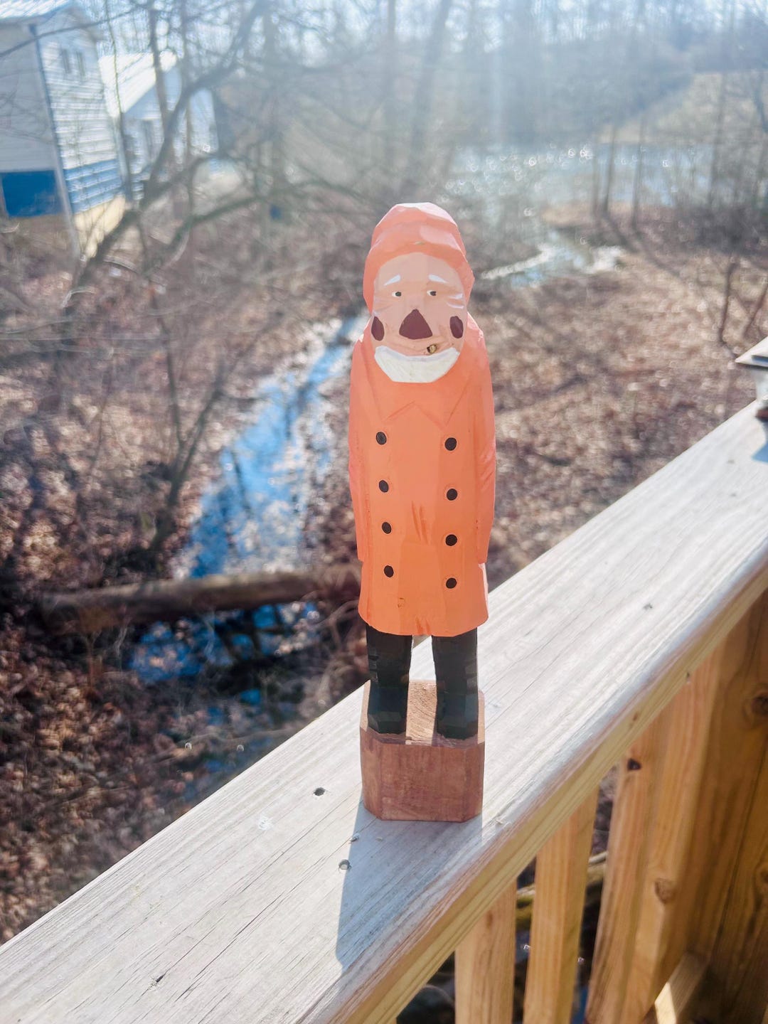 Captain Wood Figure-and Old-from the 90’s. He is a Tall One at 12” High ...