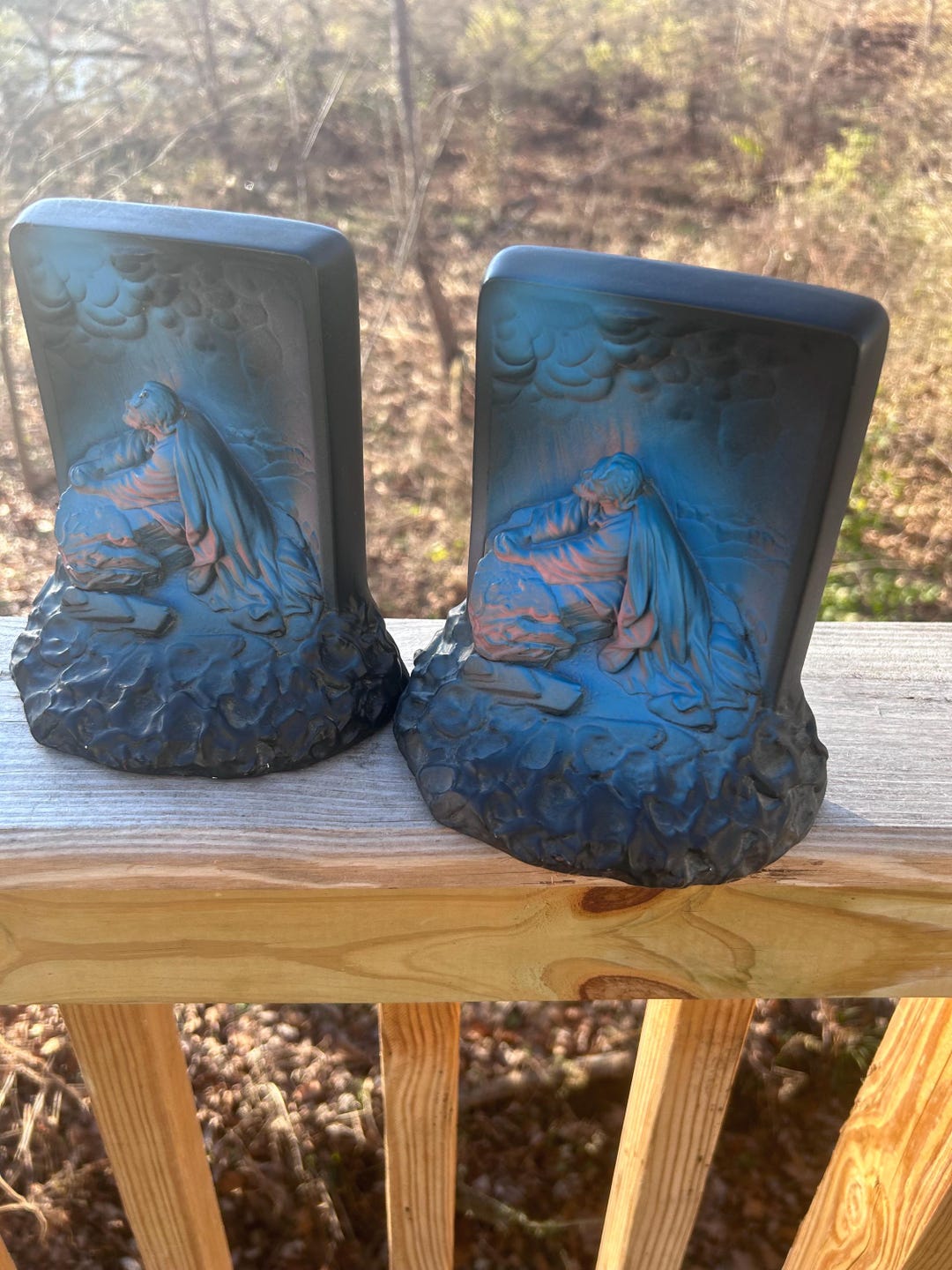 Jesus Bookends-sold as a Pair the Garden of Gethsemane Were Made in ...