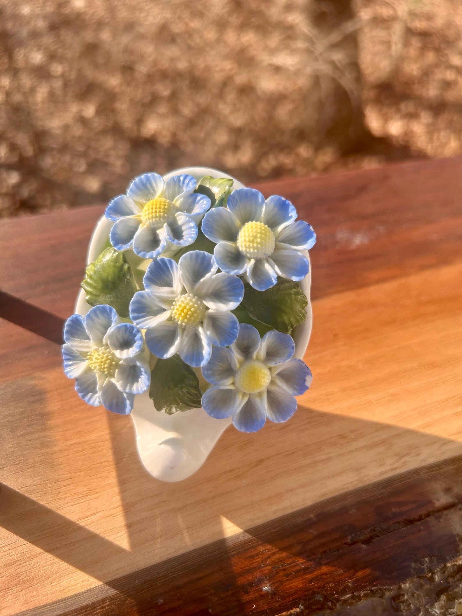 Bouquet-john Aynsley: October Daisy Fine Bone China Sculpture-1960’s ...