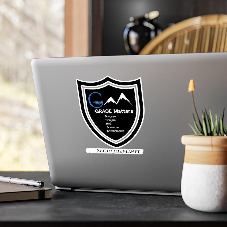 Eco-friendly Decals, Sustainable Stickers, Environmental Vinyl Art ...