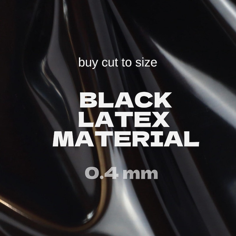 Black Translucent Latex - Etsy