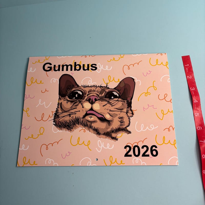 Cat Music Calendar - Etsy