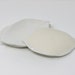 Leaf Plates, Small Plates, Set of 4 Plates, White Ceramic Plates, White ...
