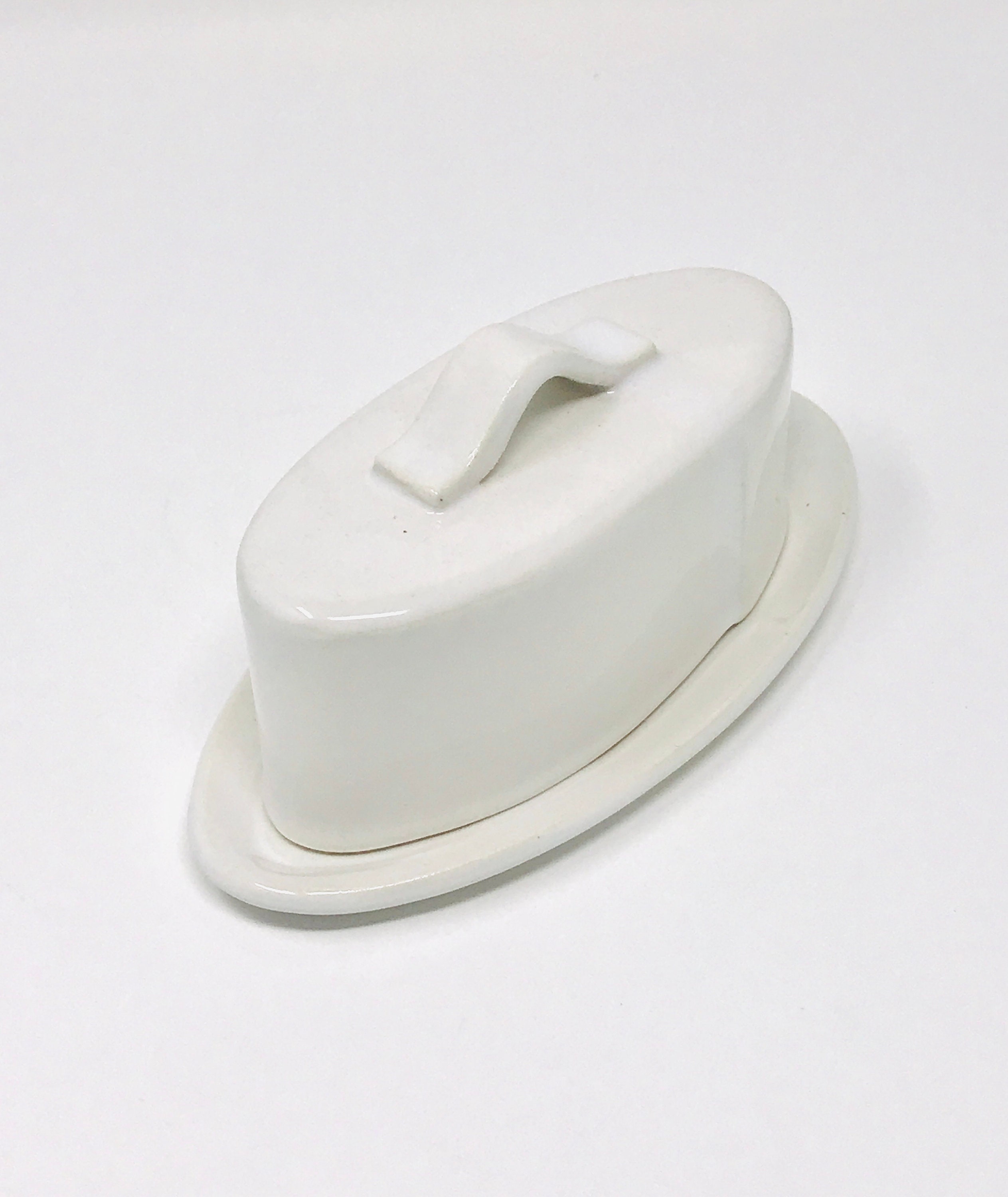 Buy Covered Ceramic Butter Dish, Mini Butter Dish, Half Stick Butter Dish, Handmade Butter Dish ...