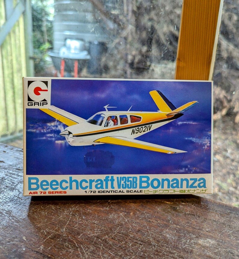 VINTAGE Grip Beechcraft Bonanza Model Aircraft Kit 1:72, 1978 - Etsy
