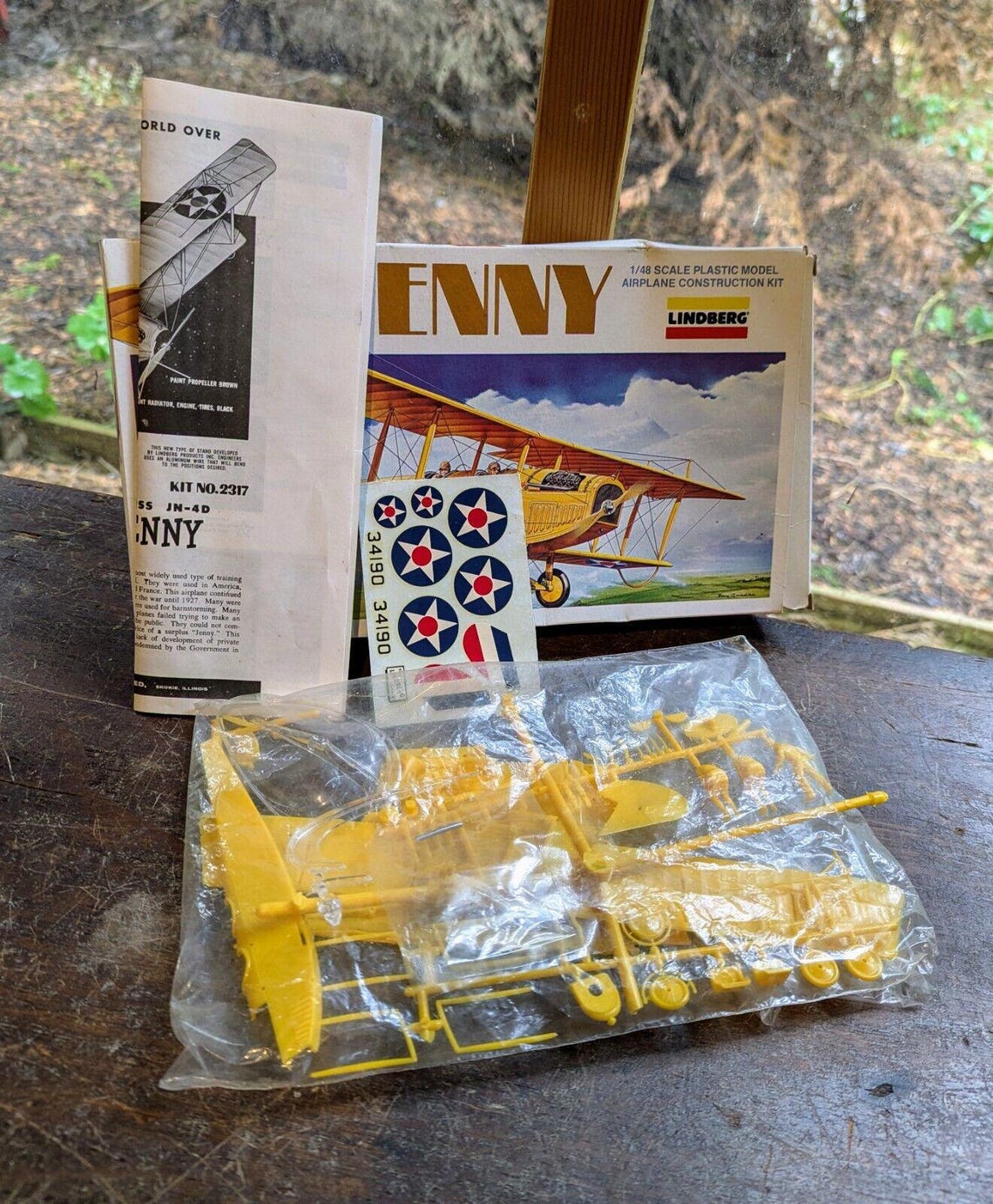 VINTAGE Lindberg Curtiss Jenny Model Aircraft Kit 1:48, 1976 - Etsy