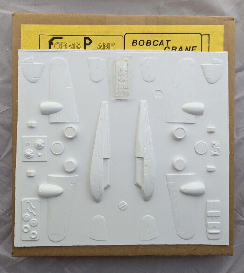 Rare FORMAPLANE Vacuum-formed Cessna Bobcat/crane Model Aircraft Kit 1/ ...