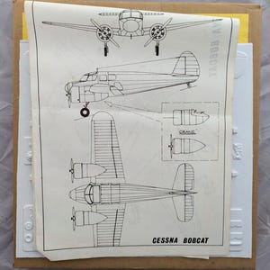 Rare FORMAPLANE Vacuum-formed Cessna Bobcat/crane Model Aircraft Kit 1/ ...