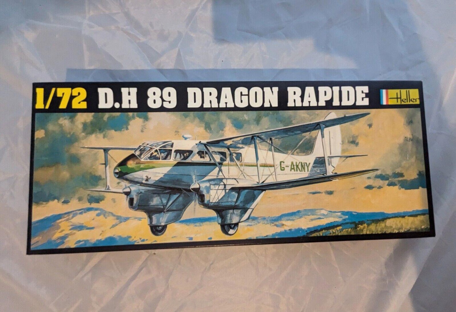 VINTAGE Heller D.H 89 Dragon Rapide Model Aircraft Kit - 1:72, 1979 - Etsy