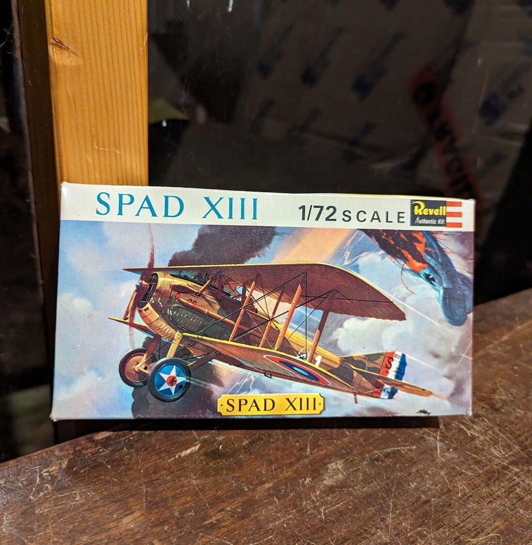 Vintage Revell SPAD XIII Model Aircraft Kit 1:72, 1963 - Etsy UK