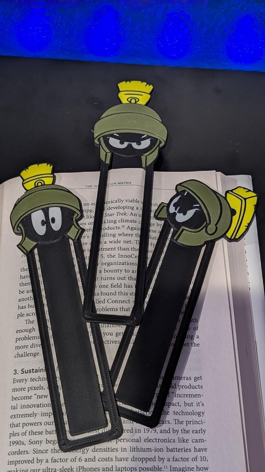 Marvin the Martian Bookmark - Etsy