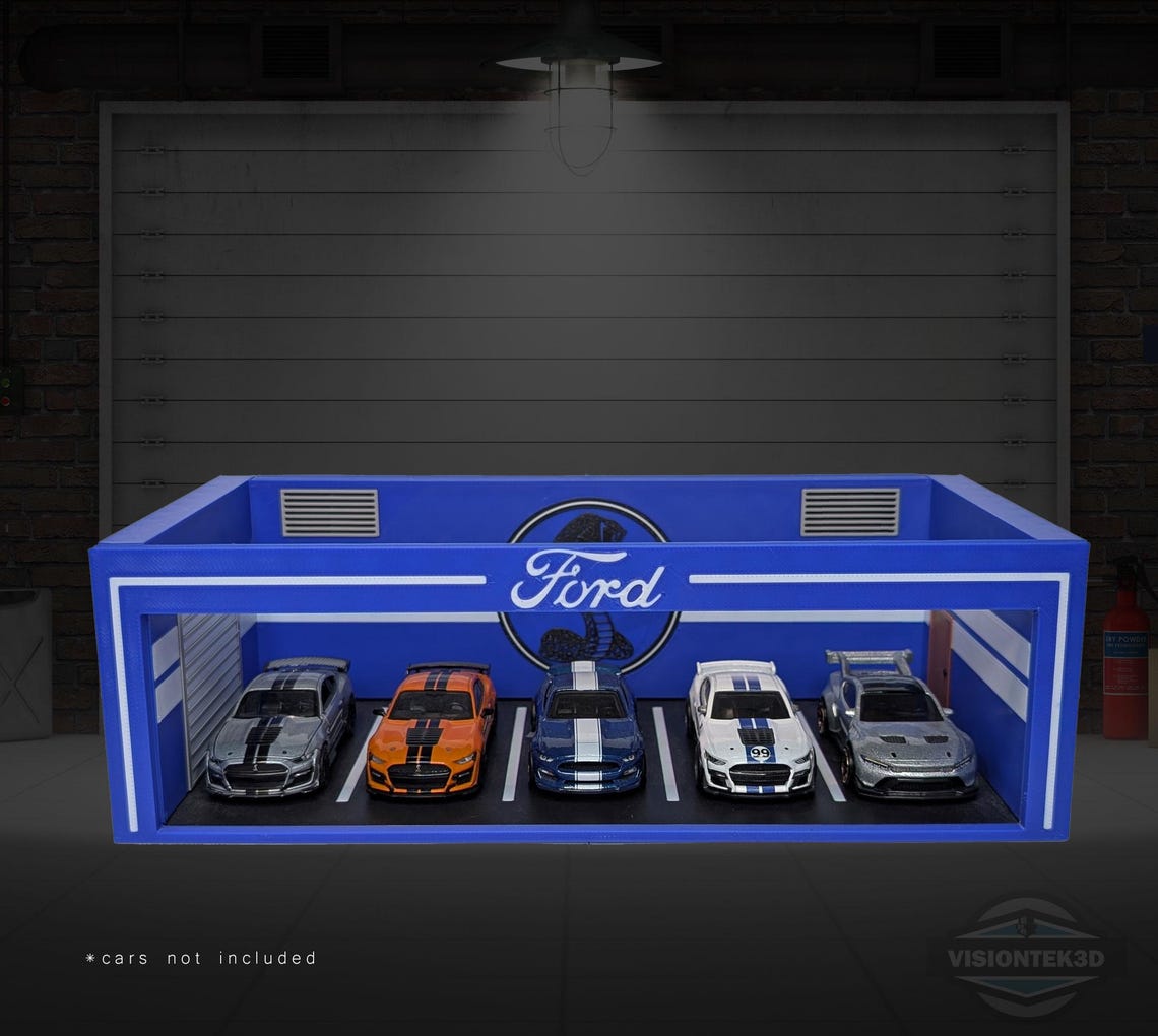 Ford Shelby 1:64 Garage Diorama - Etsy