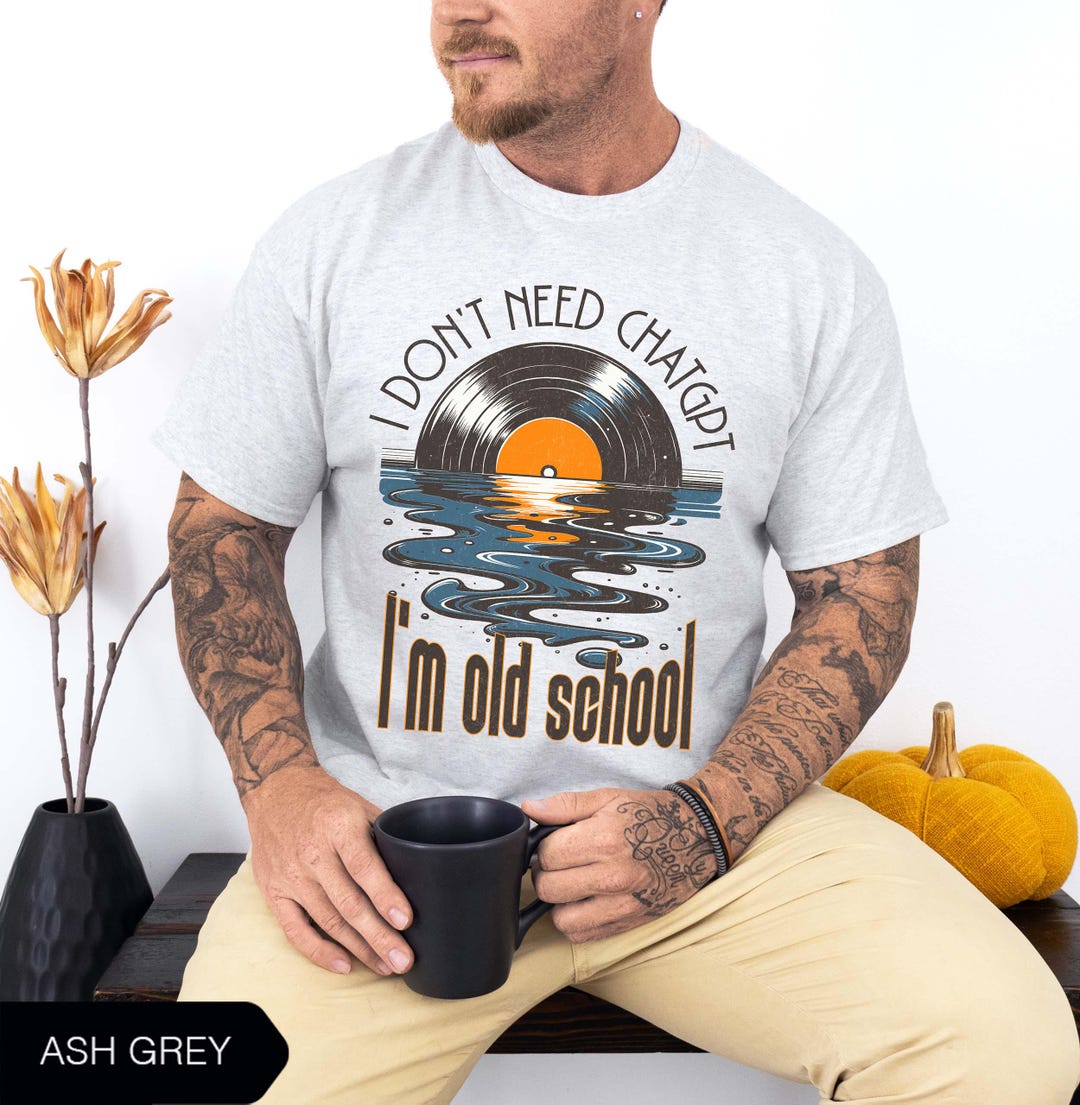 Vintage Musical Tee-shirt, Retro Music Shirte, Funny AI T Shirt ...