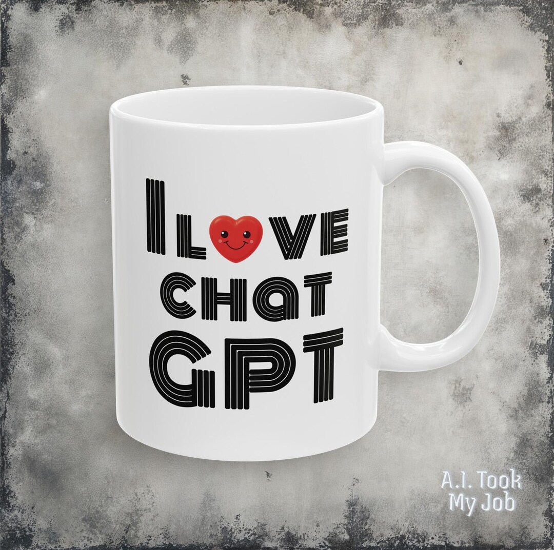 I Love Chatgpt, Smiling Heart, Artificial Intelligence Lovers, Chatgpt ...