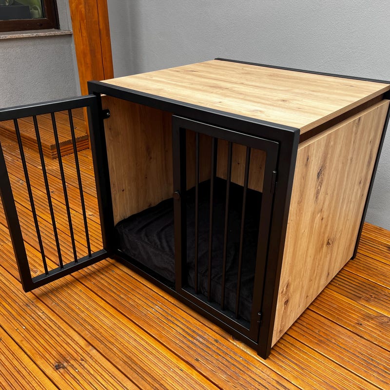 Modern Dog Crate - Etsy