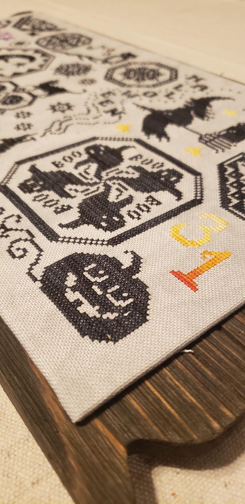 Completed/finished Counted Cross Stitch Luminous Fiber Arts “enchanted ...