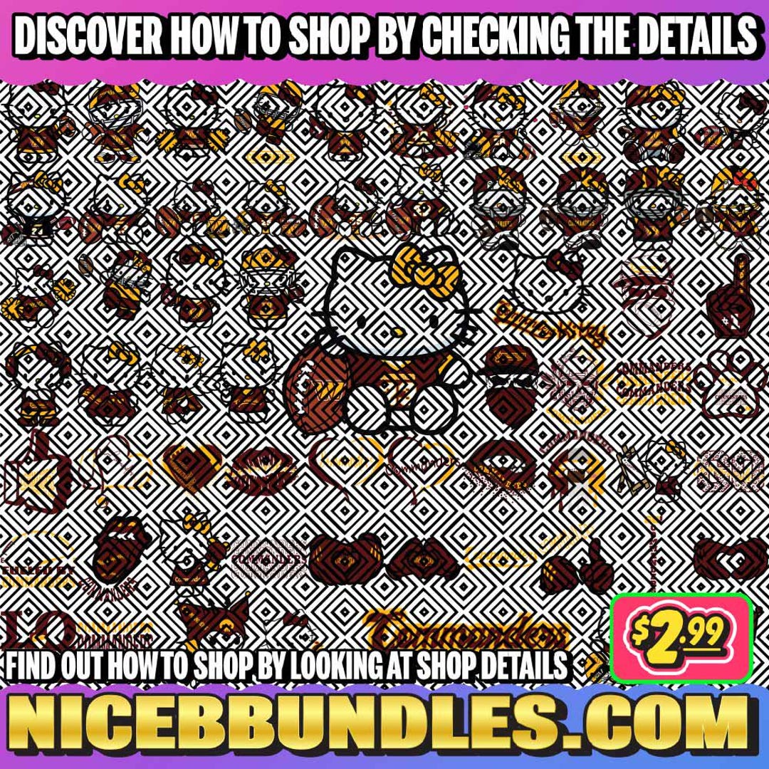 310 Hello-kitty Washington-commanders Logo Files Svg, Washington ...