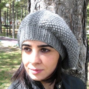 Woman Knit Hat Pattern Outlander Inspired Scottish Bonnet Beret French ...