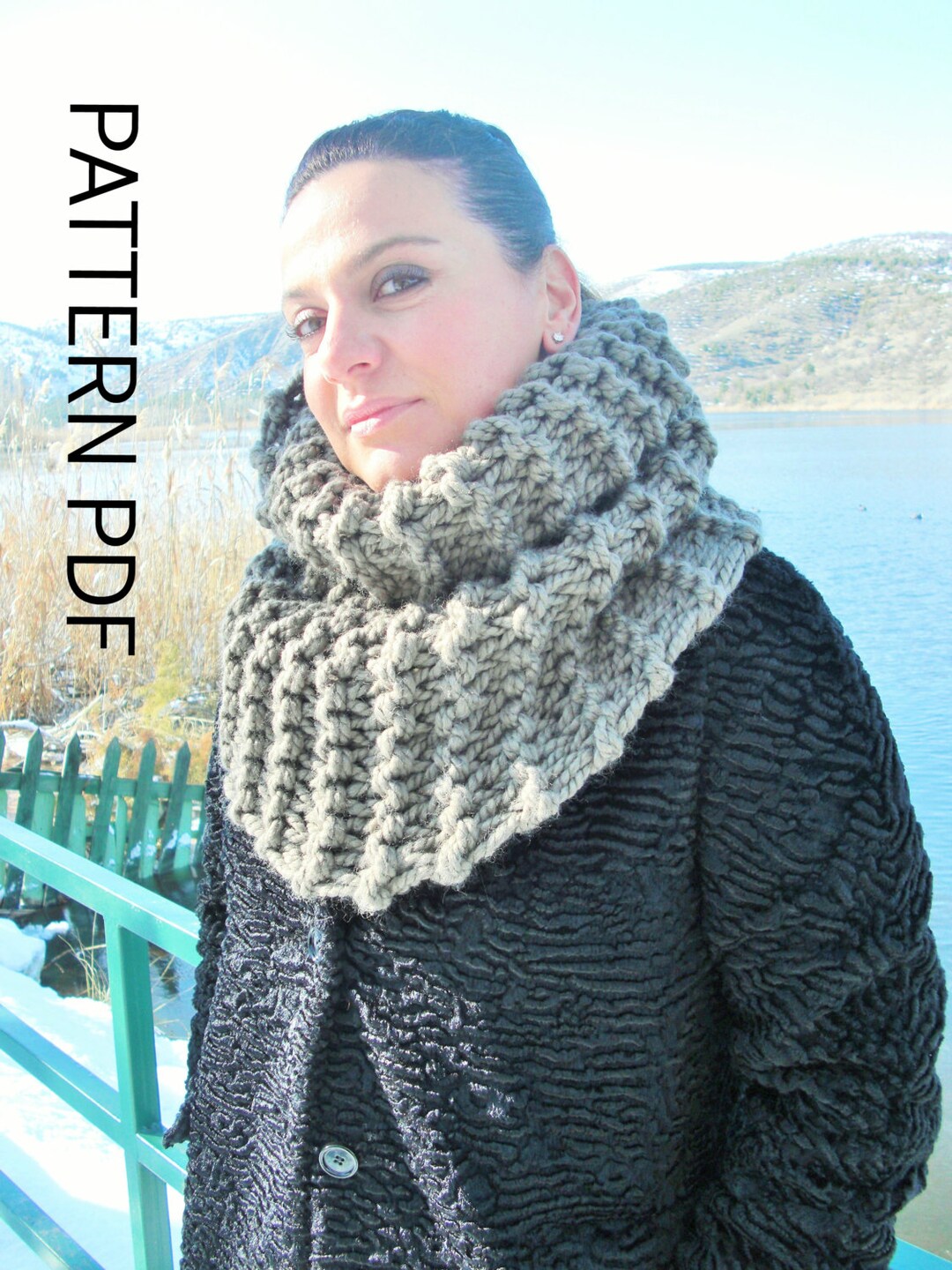 Knitting PATTERN // Outlander Inspired Claire's Cowl Knitting Pattern ...