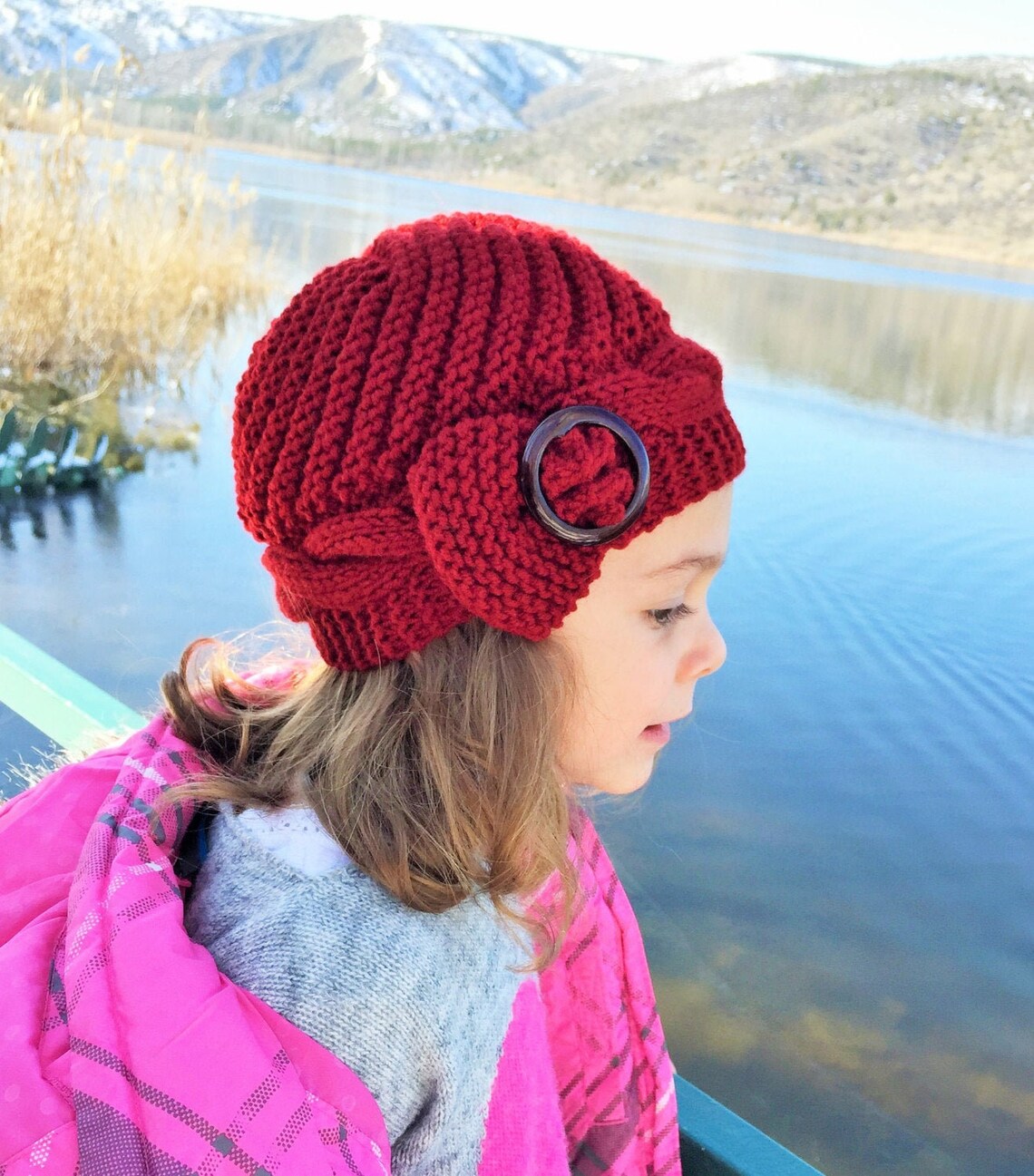 Girl's Hat Knitting PATTERN Hat Knitting Pattern for 2 6 | Etsy