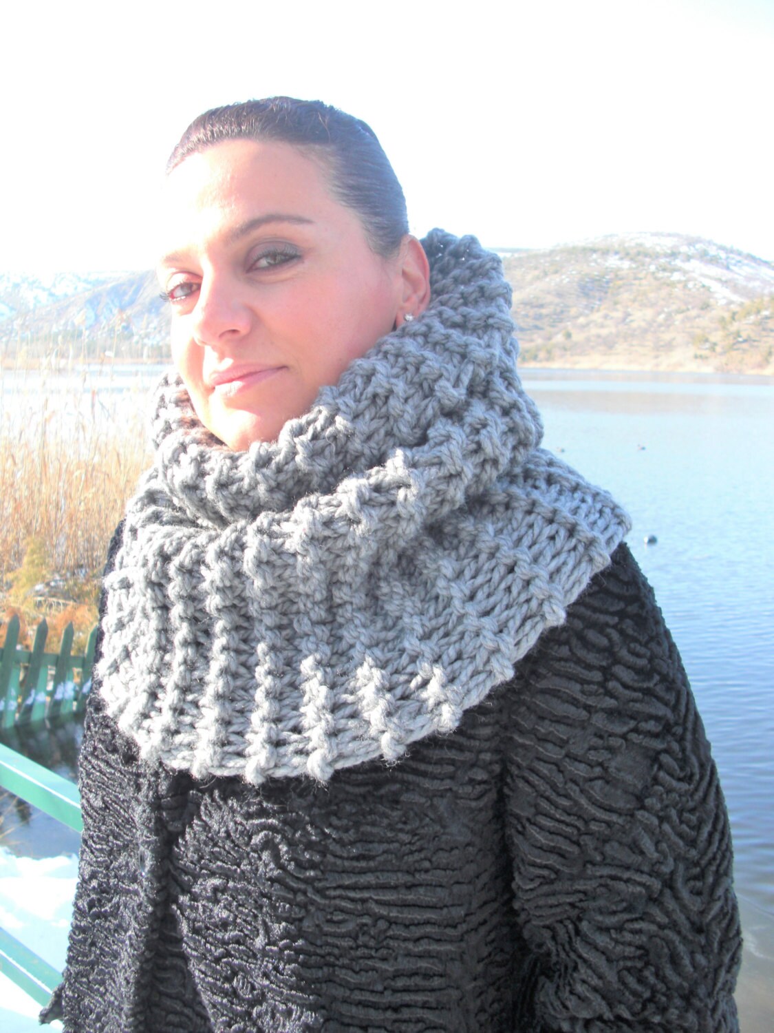 Knitting PATTERN // Outlander Inspired Claire's Cowl Knitting Pattern ...