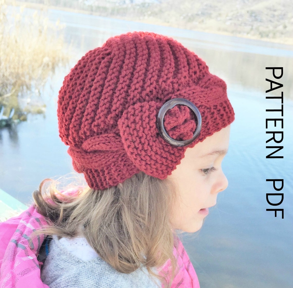 Girl's Hat Knitting PATTERN Hat Knitting Pattern for 2 6 | Etsy