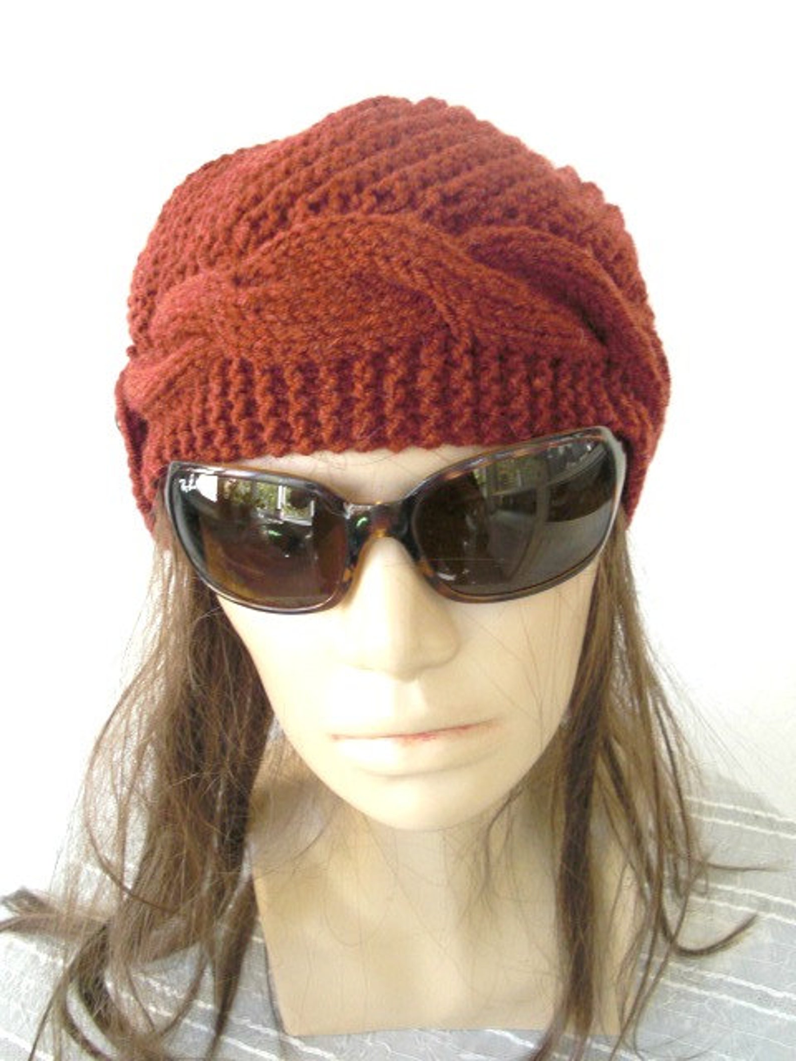 Knit Hat Pattern for Women Instant Download Knit Hat Pattern - Etsy