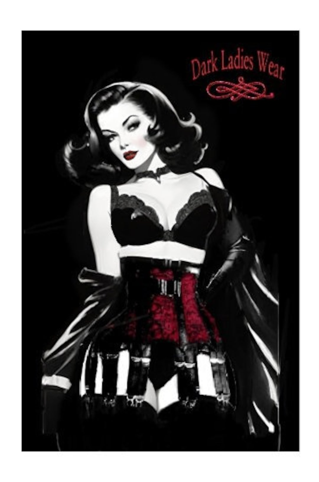 MADAME MARLENE 8 Strap Suspender/ Garter Belt. - Etsy