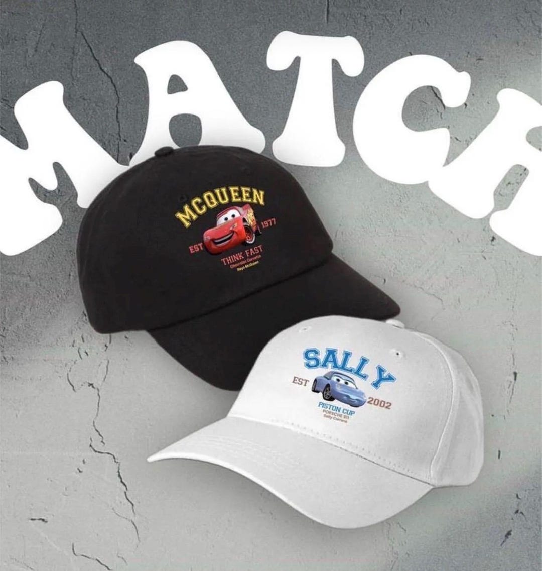 Couple Hat,couple Cap,red and Blue Hat Halloween Costume,mcqueen and ...