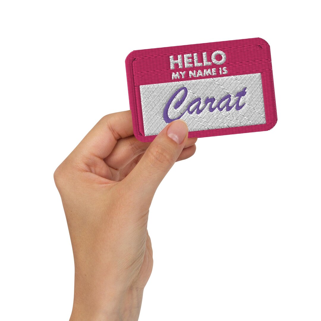 My Name Is: Carat - Etsy